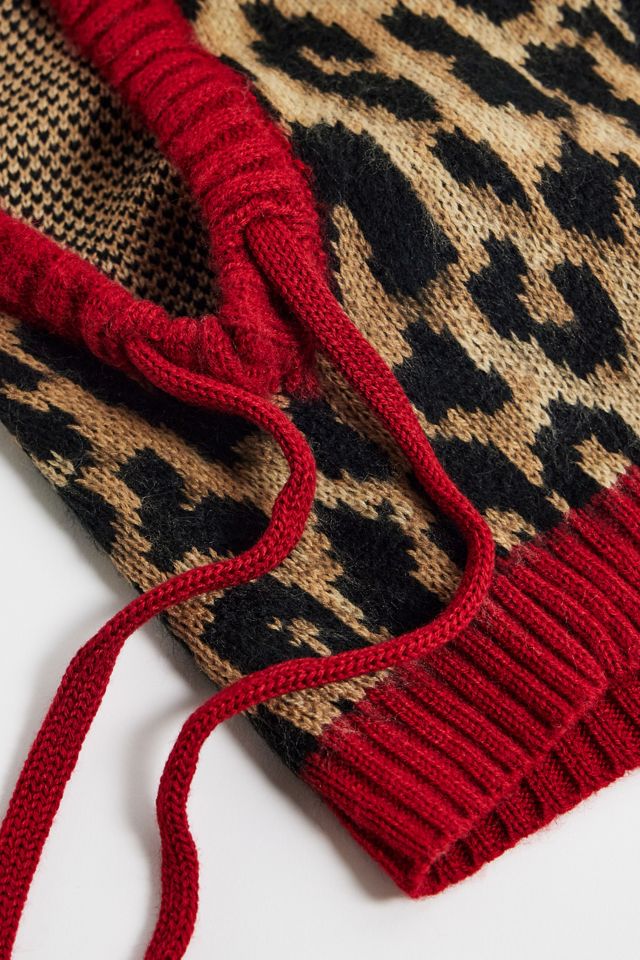 Damson Madder Leopard Print Hood | Urban Outfitters UK