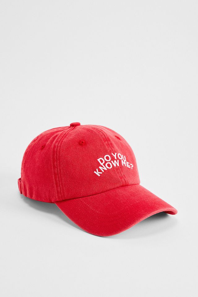 UO Do You Know Me Embroidered Cap | Urban Outfitters UK