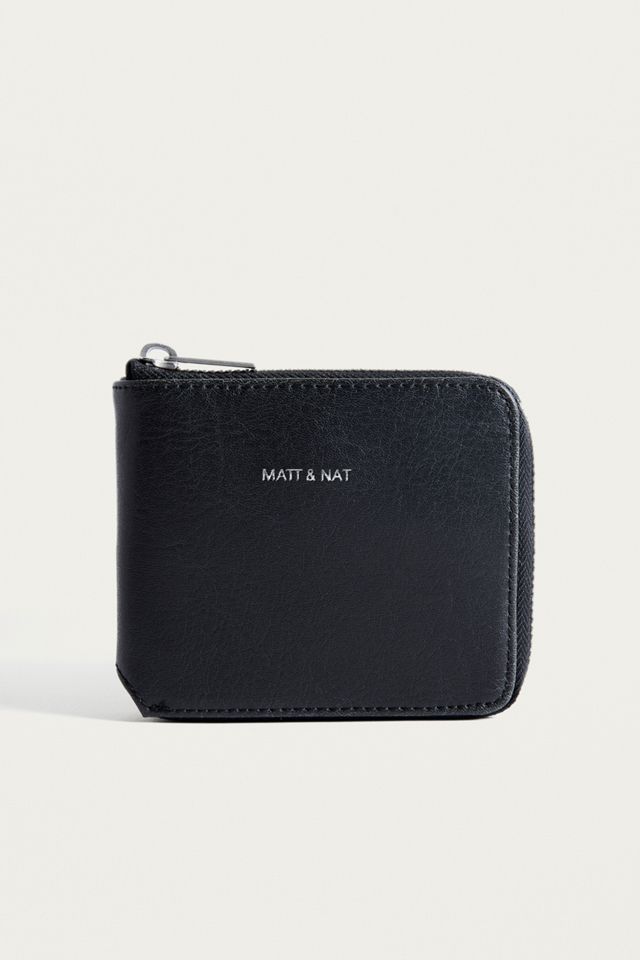 Matt & Nat Watson Black Wallet | Urban Outfitters UK