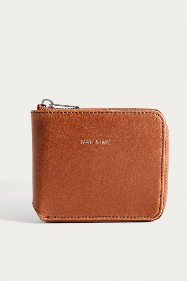 Matt & Nat Watson Tan Wallet | Urban Outfitters UK