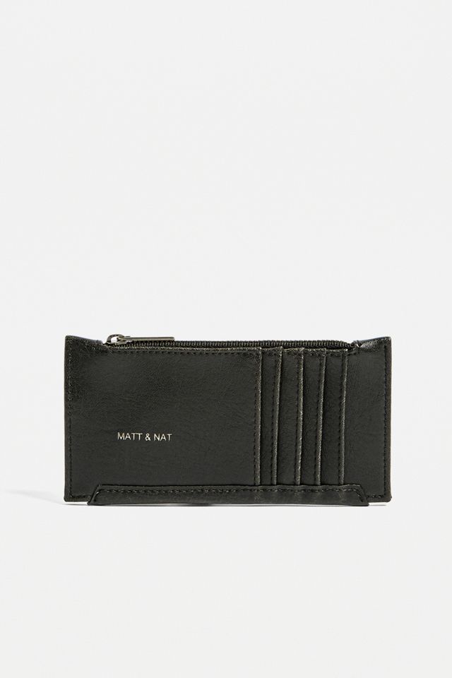 Matt & Nat Jesse Black Cardholder Wallet | Urban Outfitters UK
