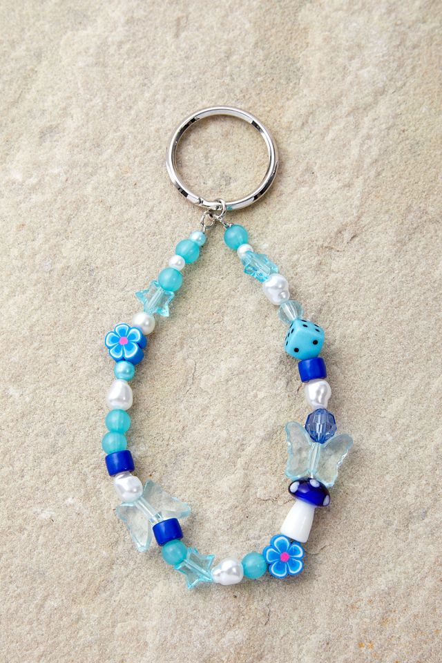 UO Y2K Beaded Keyring | Urban Outfitters UK
