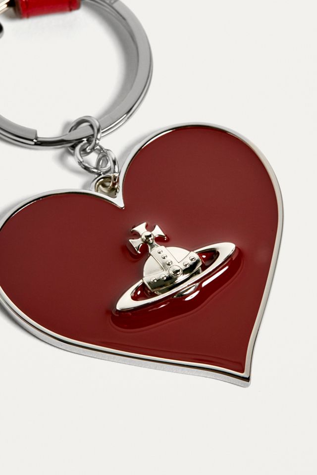 Vivienne Westwood Mirrored Heart Keyring | Urban Outfitters UK