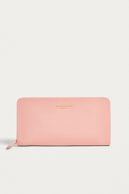 Vagabond Clean Pale Pink Leather Wallet | Urban Outfitters UK