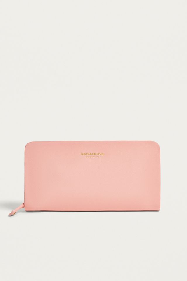 Vagabond Clean Pale Pink Leather Wallet | Urban Outfitters UK