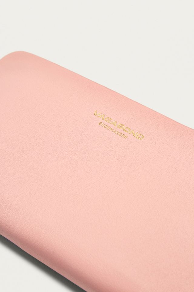 Vagabond Clean Pale Pink Leather Wallet | Urban Outfitters UK