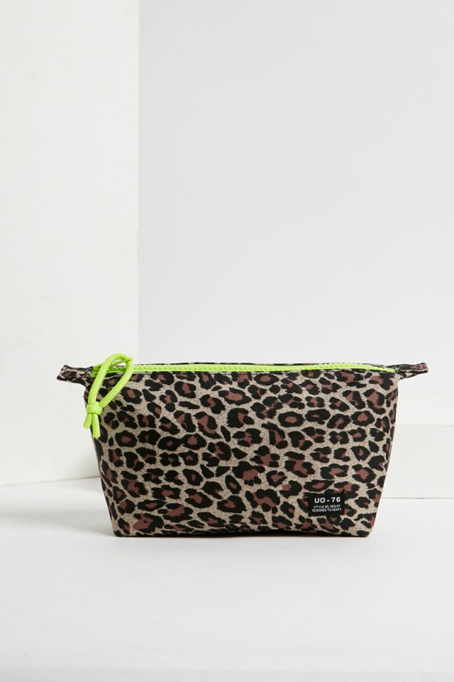 UO Leopard Print Tent Make-Up Bag | Urban Outfitters UK