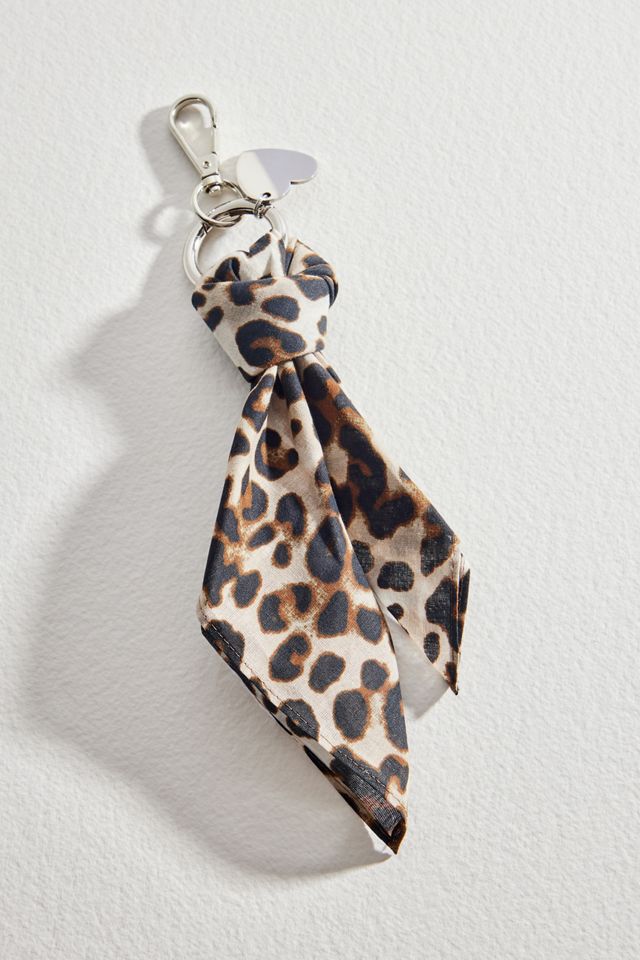 Leopard Scarf Keyring | Urban Outfitters UK