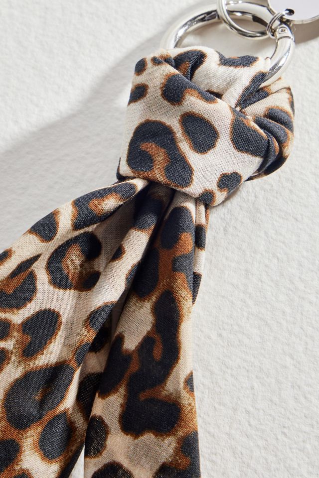 Leopard Scarf Keyring | Urban Outfitters UK