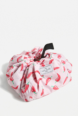 The Flat Lay Co. Chillies Flat Lay Makeup Bag | Urban Outfitters UK