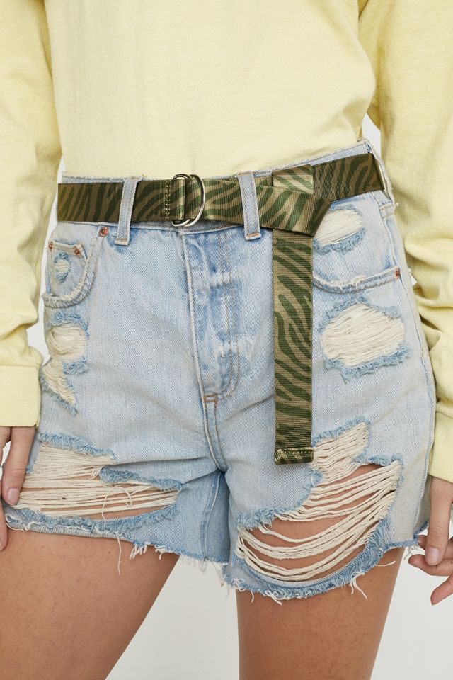 UO Zebra Print Belt | Urban Outfitters UK