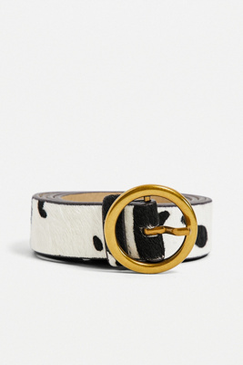 UO Cow Print Belt | Urban Outfitters UK