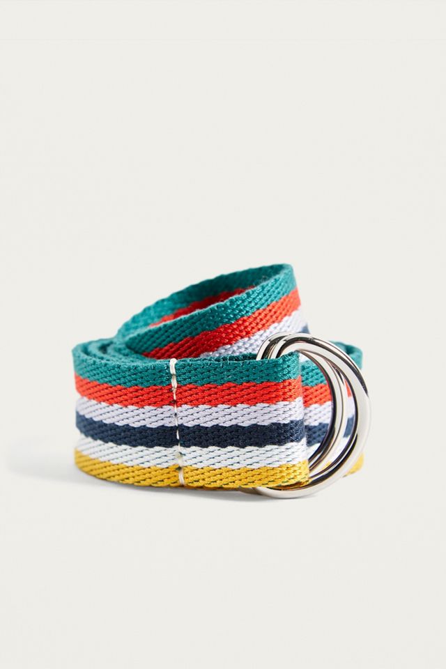 Bright Rainbow Stripe Belt | Urban Outfitters UK