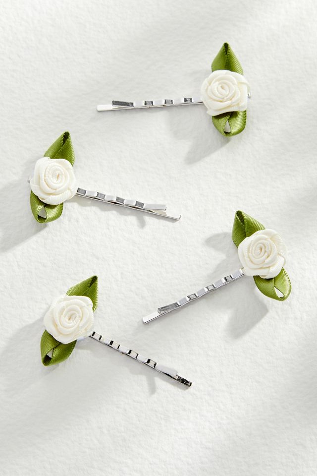 UO Kitsch Rose Hair Slides 4-Pack | Urban Outfitters UK