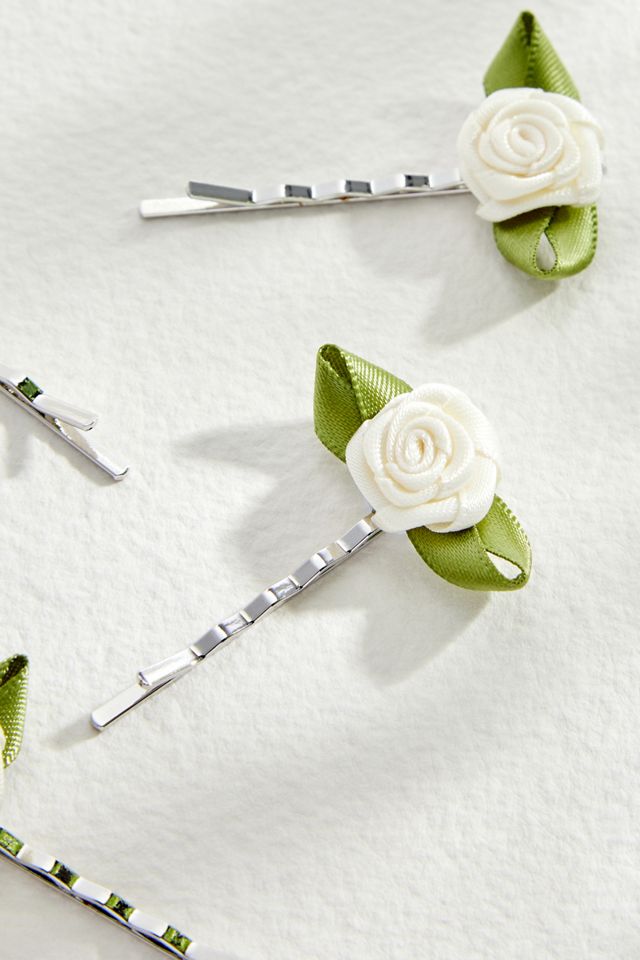 UO Kitsch Rose Hair Slides 4-Pack | Urban Outfitters UK