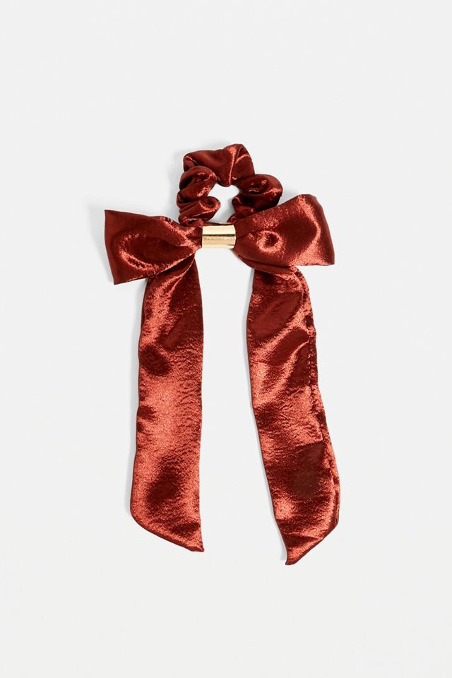 Metal Bow Scrunchie | Urban Outfitters UK