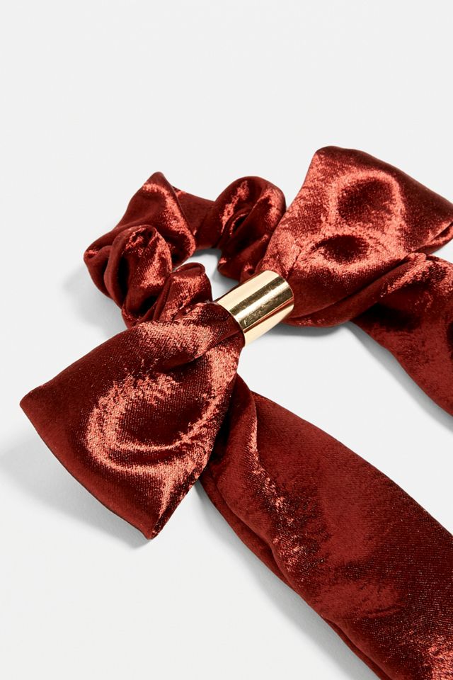 Metal Bow Scrunchie | Urban Outfitters UK