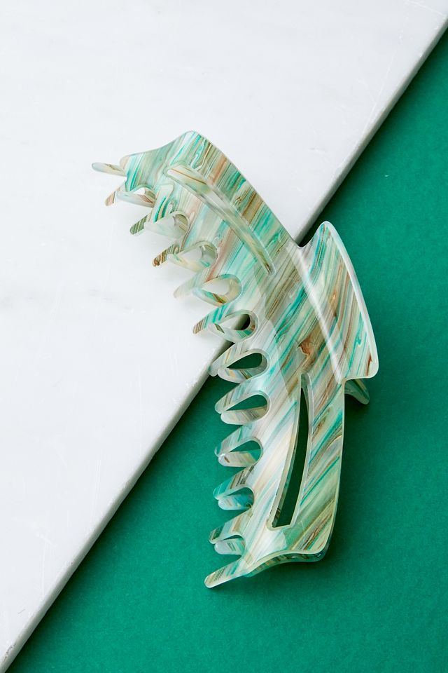 Extra-Large Marble Claw Clip | Urban Outfitters UK