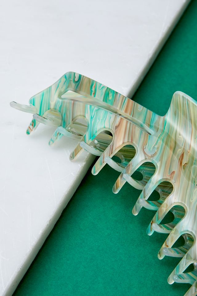 Extra-Large Marble Claw Clip | Urban Outfitters UK