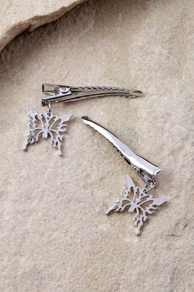 Butterfly Drop Clips 2-Pack | Urban Outfitters UK
