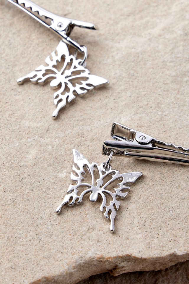 Butterfly Drop Clips 2-Pack | Urban Outfitters UK