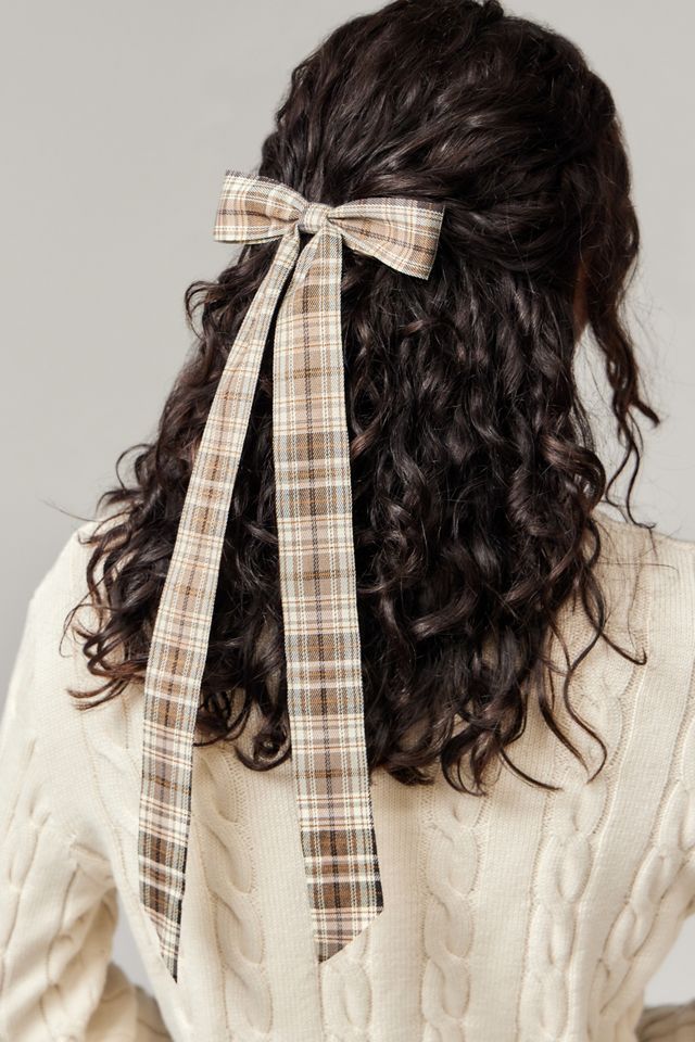 Check Hair Bow | Urban Outfitters UK
