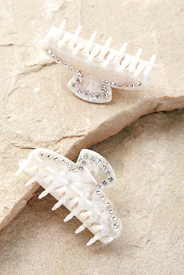 Marble & Diamante Claw Clip | Urban Outfitters UK