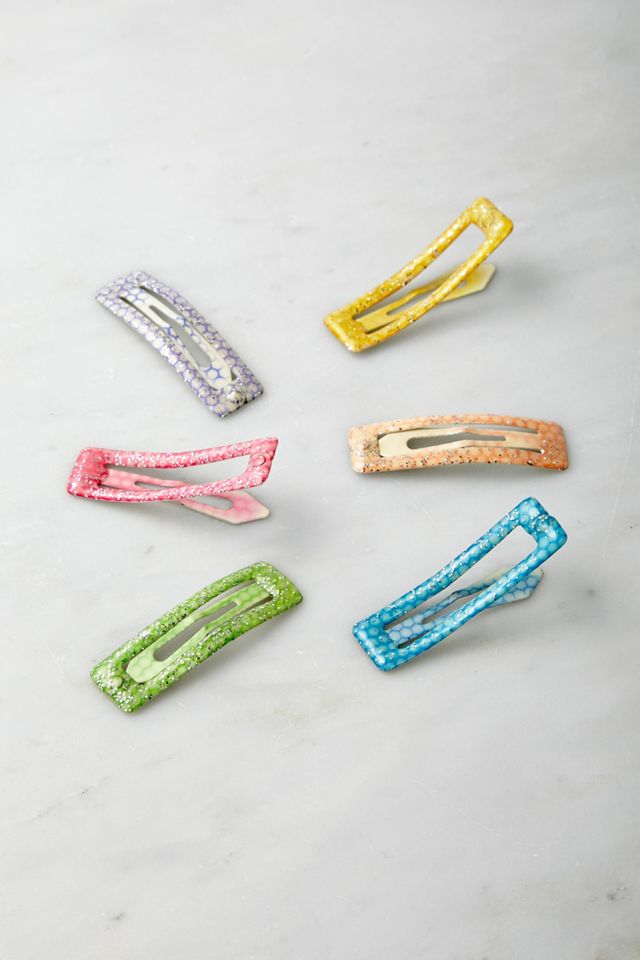 Glitter Rectangular Hair Clips | Urban Outfitters UK