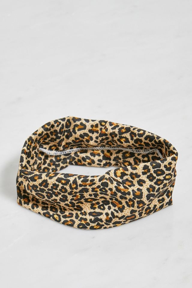 Leopard Print Stretch Headband | Urban Outfitters UK
