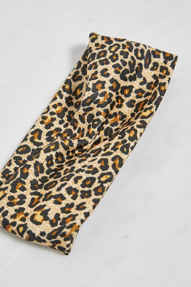 Leopard Print Stretch Headband | Urban Outfitters UK