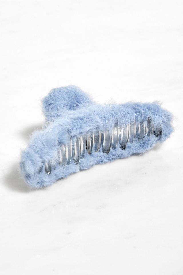 Fluffy Faux Fur Claw Clip | Urban Outfitters UK