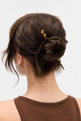 Tort French Hair Pin | Urban Outfitters UK