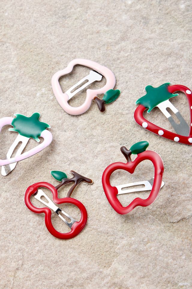 Fruit Snap Clips 5-Pack | Urban Outfitters UK