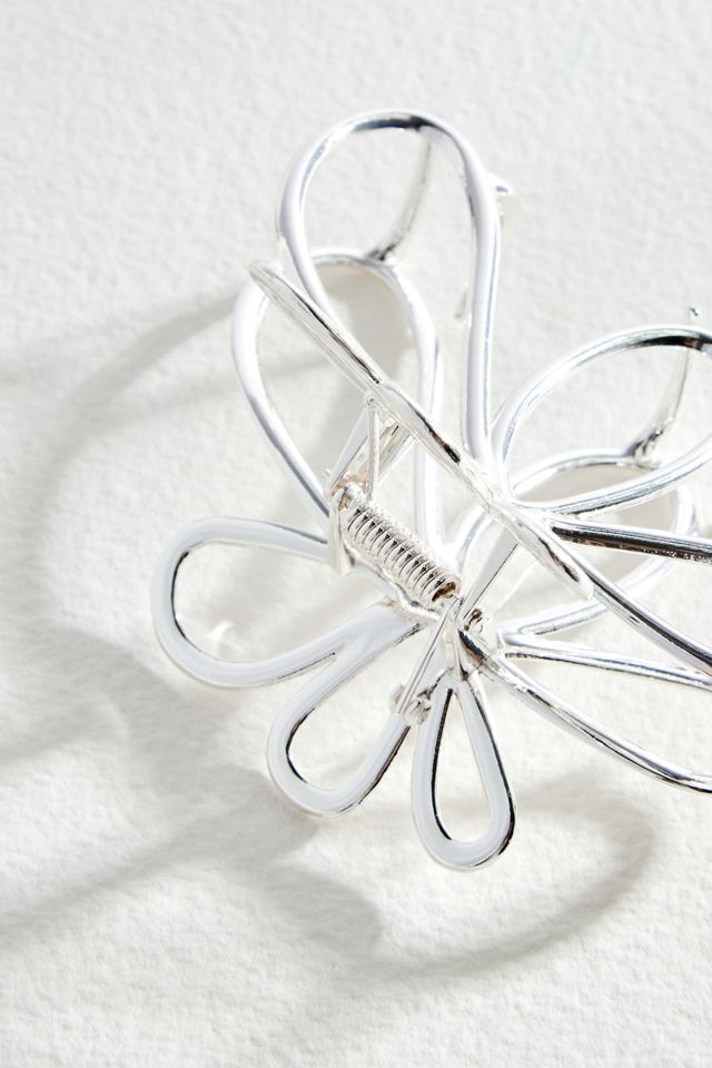 Metal Flower Claw Clip | Urban Outfitters UK