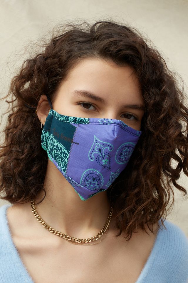 iets frans... Paisley Face Mask | Urban Outfitters UK