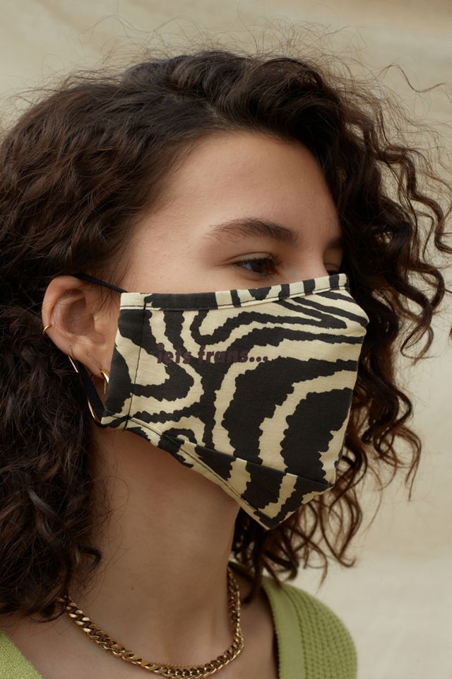 iets frans... Cotton Tiger Face Mask | Urban Outfitters UK