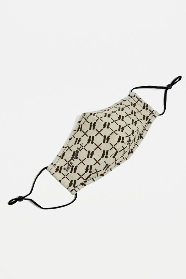 iets frans... Cotton Monogram Face Mask | Urban Outfitters UK