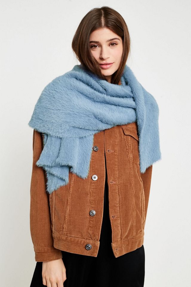 Fuzzy Furry Scarf | Urban Outfitters UK