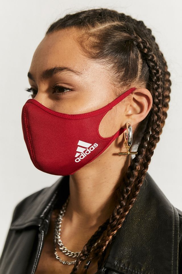 adidas Red Face Mask 3-Pack | Urban Outfitters UK