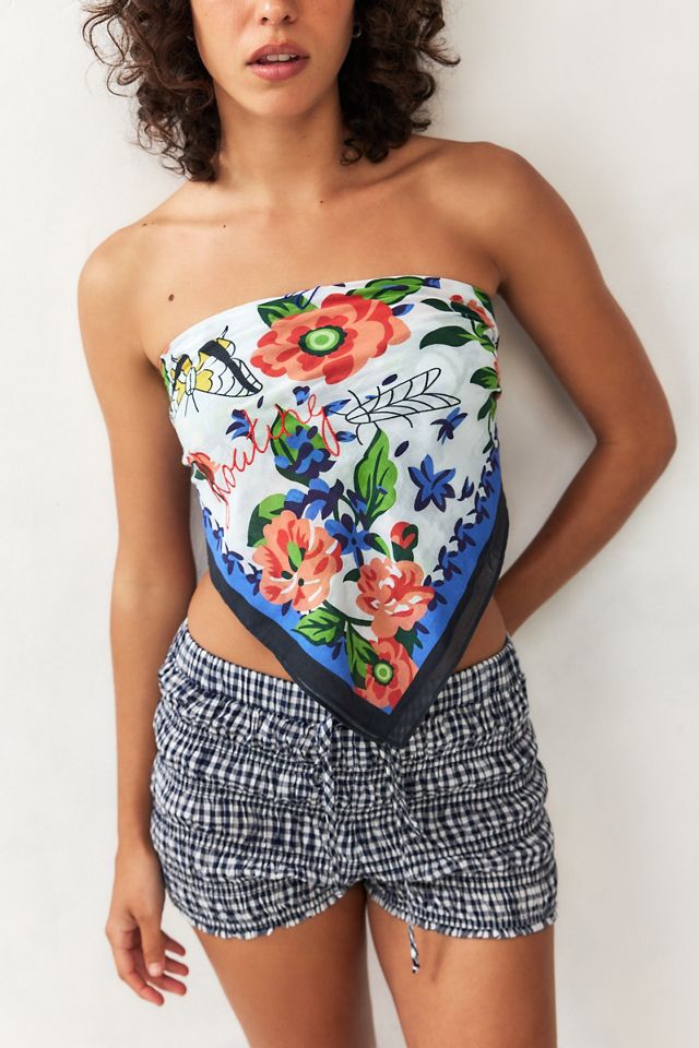 UO Embroidered Floral Neck Scarf | Urban Outfitters ES