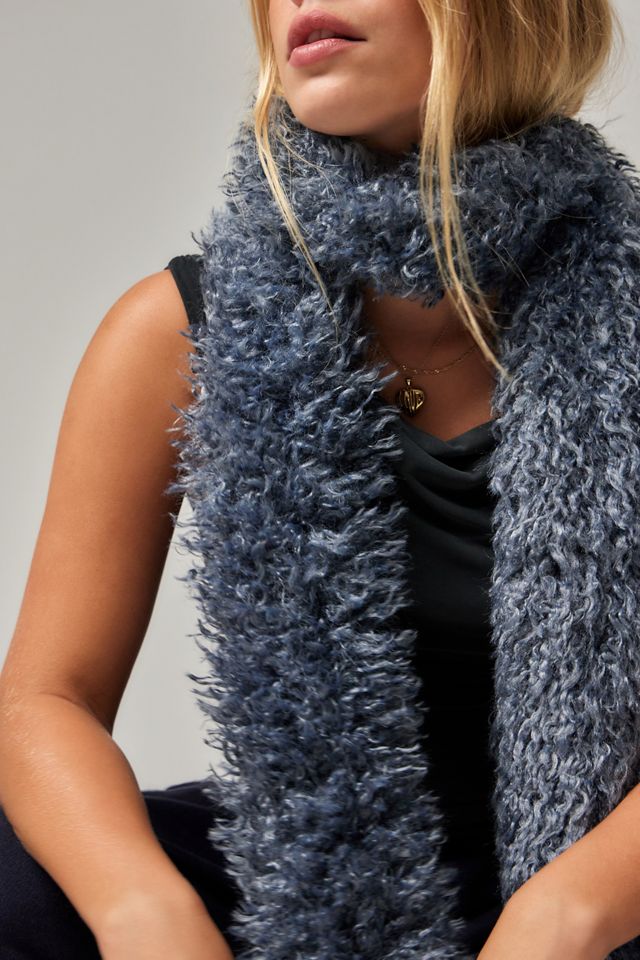UO Extra Large Fluffy Scarf | Urban Outfitters UK