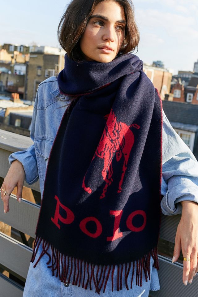Polo Ralph Lauren Oversized Polo Scarf | Urban Outfitters UK