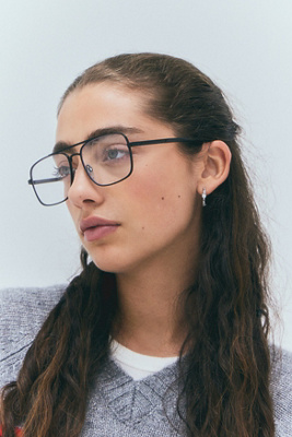 UO Drew Wire Frame Aviator Glasses | Urban Outfitters UK