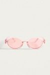 Squashed Oval Sunglasses | Urban Outfitters UK