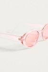 Squashed Oval Sunglasses | Urban Outfitters UK
