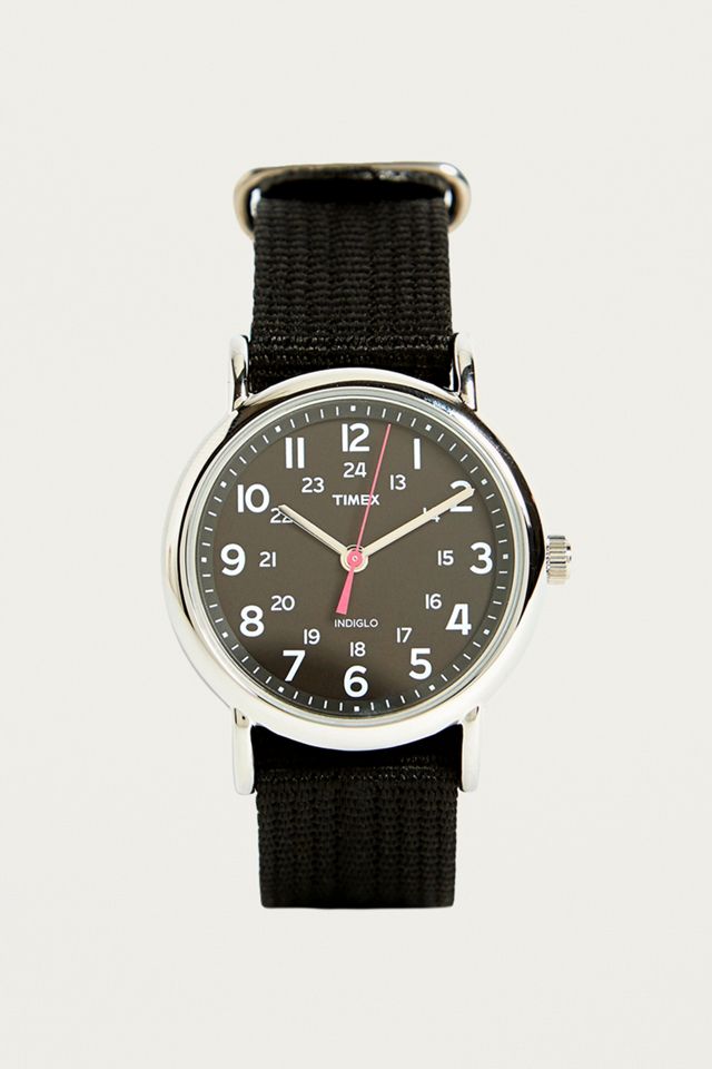 Timex Weekender Black Watch | Urban Outfitters UK