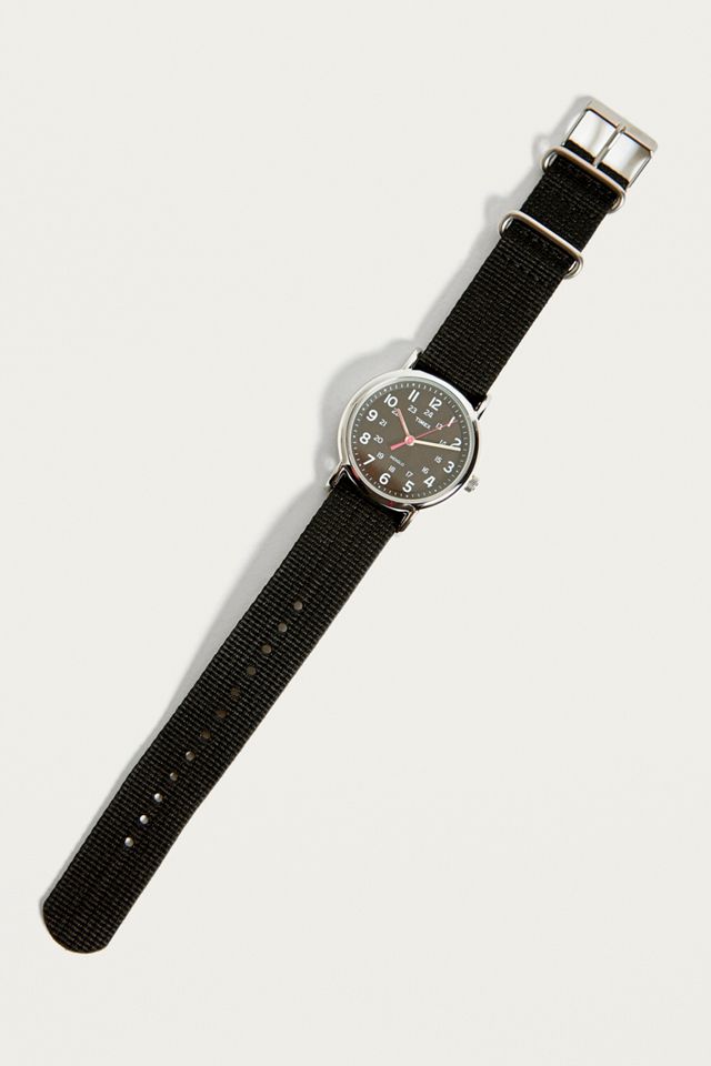 Timex Weekender Black Watch | Urban Outfitters UK