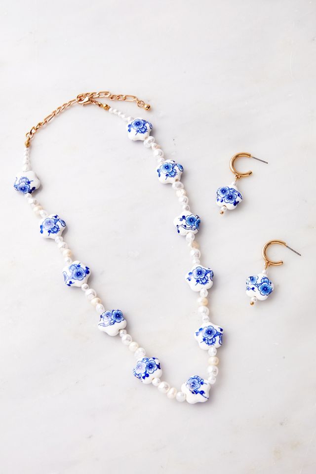 Floral Beaded Jewellery Set | Urban Outfitters UK
