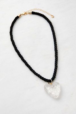 Heart Rope Necklace | Urban Outfitters UK