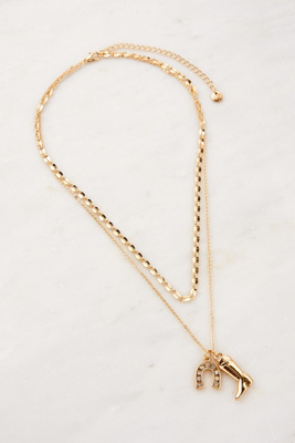 Cowboy Chain Multilayer Necklace | Urban Outfitters UK